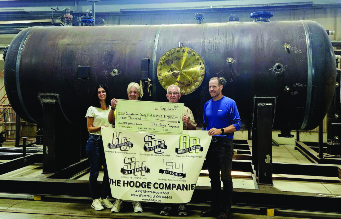 Hodge Construction donates to Park District | News, Sports, Jobs ...